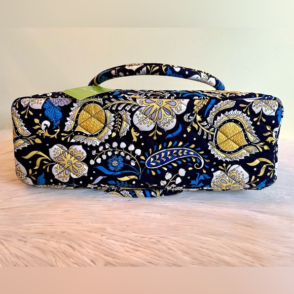 Vera Bradley | Bags | Vera Bradley Ellie Blue Elephant Bowler Bag ...